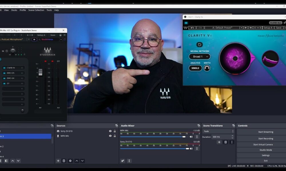 Waves eklentileri artık OBS Studio ile uyumlu - Podcast Turkey